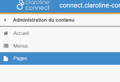 Créer des pages · Claroline Connect Documentation